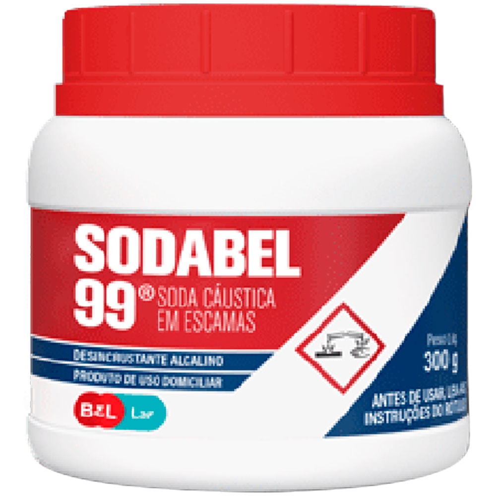 Soda Cáustica Sodabel 300g - Destro