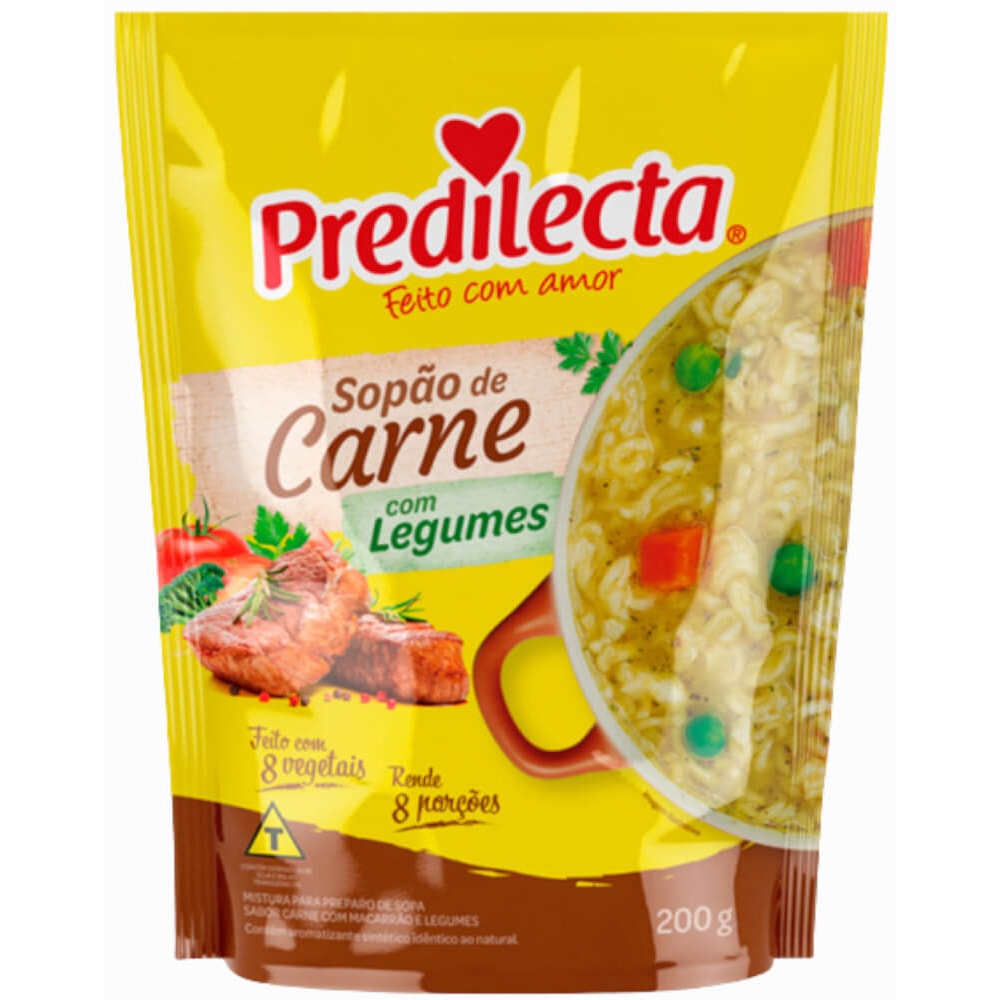 Sopão Carne com Legumes Predilecta 200g - Destro