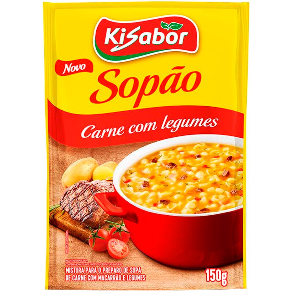 Sopão Kisabor Carne com Legumes 150g - Destro