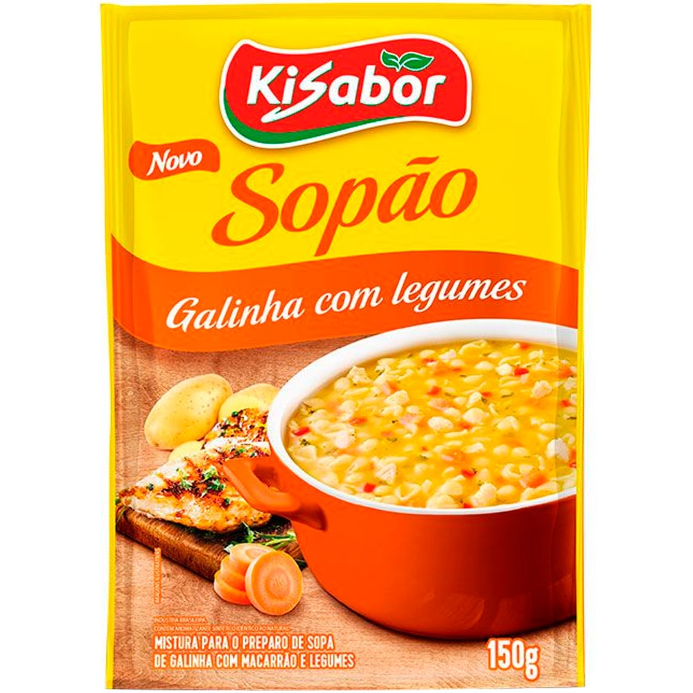 Sopão Kisabor Galinha com Legumes 150g - Destro