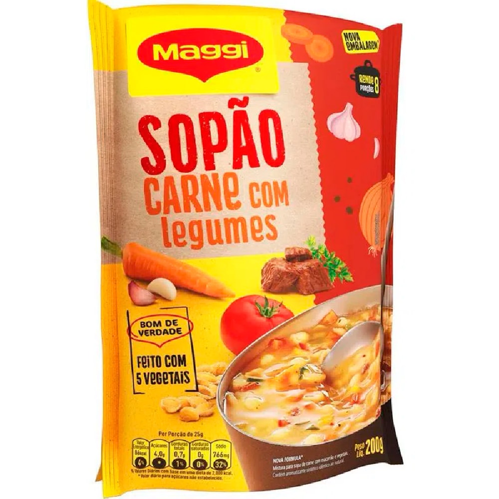 Sopão Maggi Carne 200g - Destro