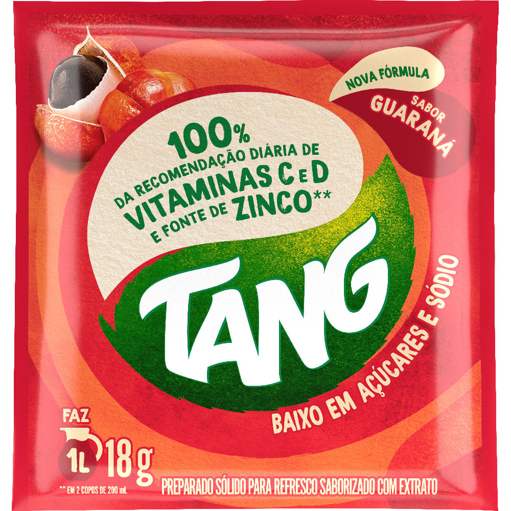 Suco em Pó Tang Guaraná 18g - Destro
