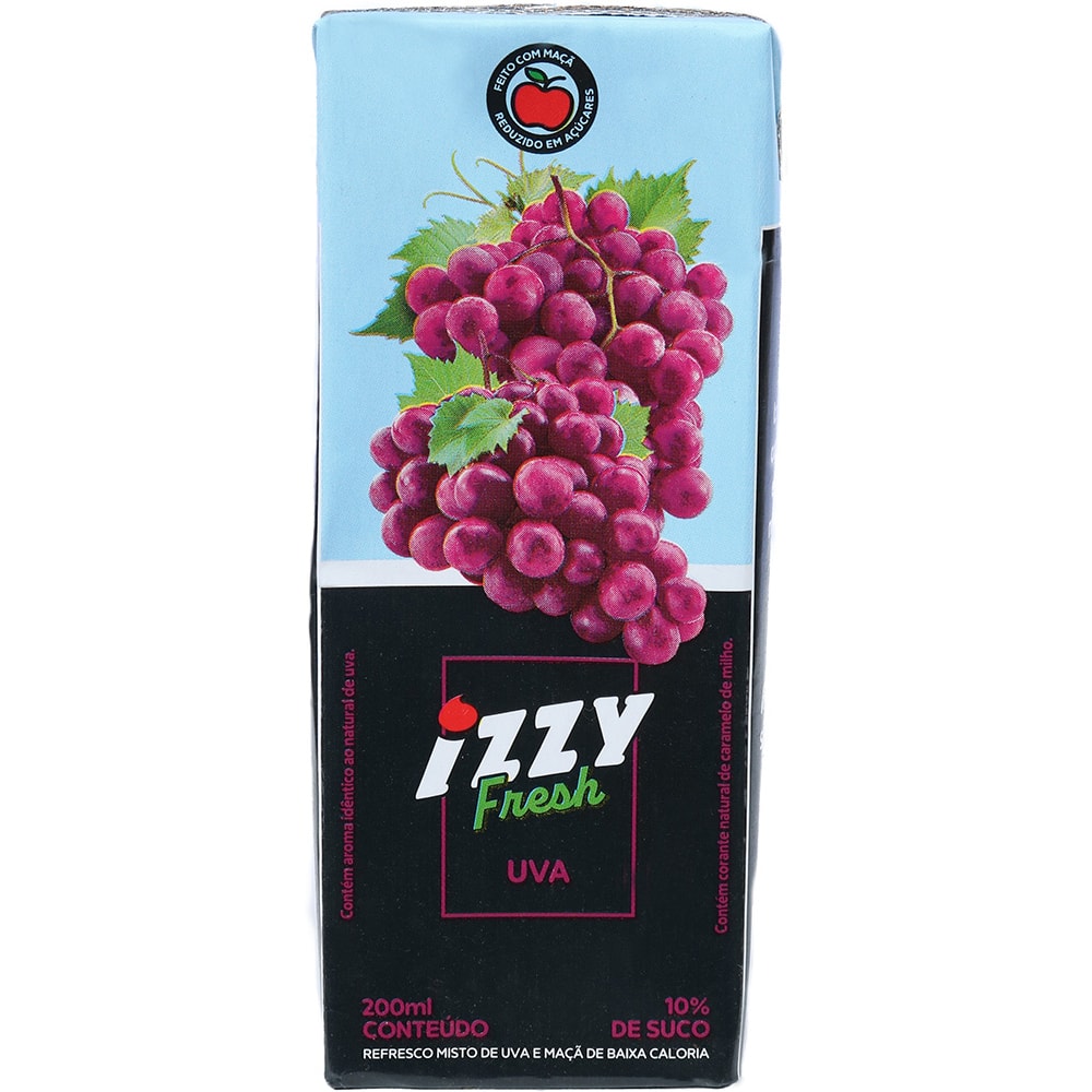 Suco Izzy Sabor Uva e Maçã 200ml - Destro