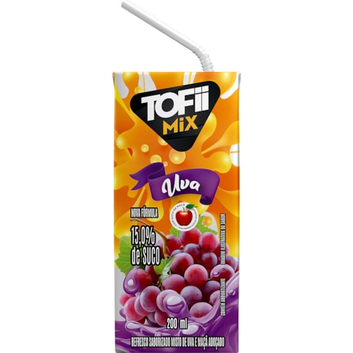 Suco Tofii Mix Sabor Uva 200ml - Destro