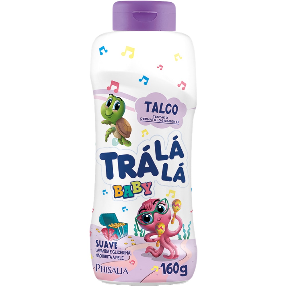 Talco Trá Lá Lá Baby Suave 160g - Destro