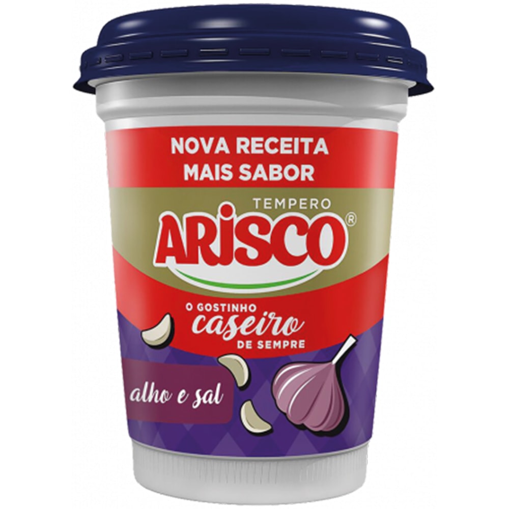 Tempero Completo Arisco Alho e Sal em Pasta com Pimenta 300g - Destro