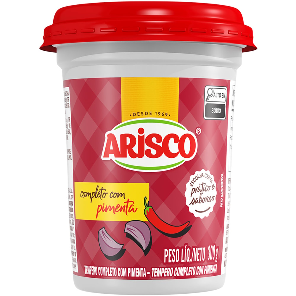 Tempero Completo Arisco em Pasta com Pimenta 300g - Destro