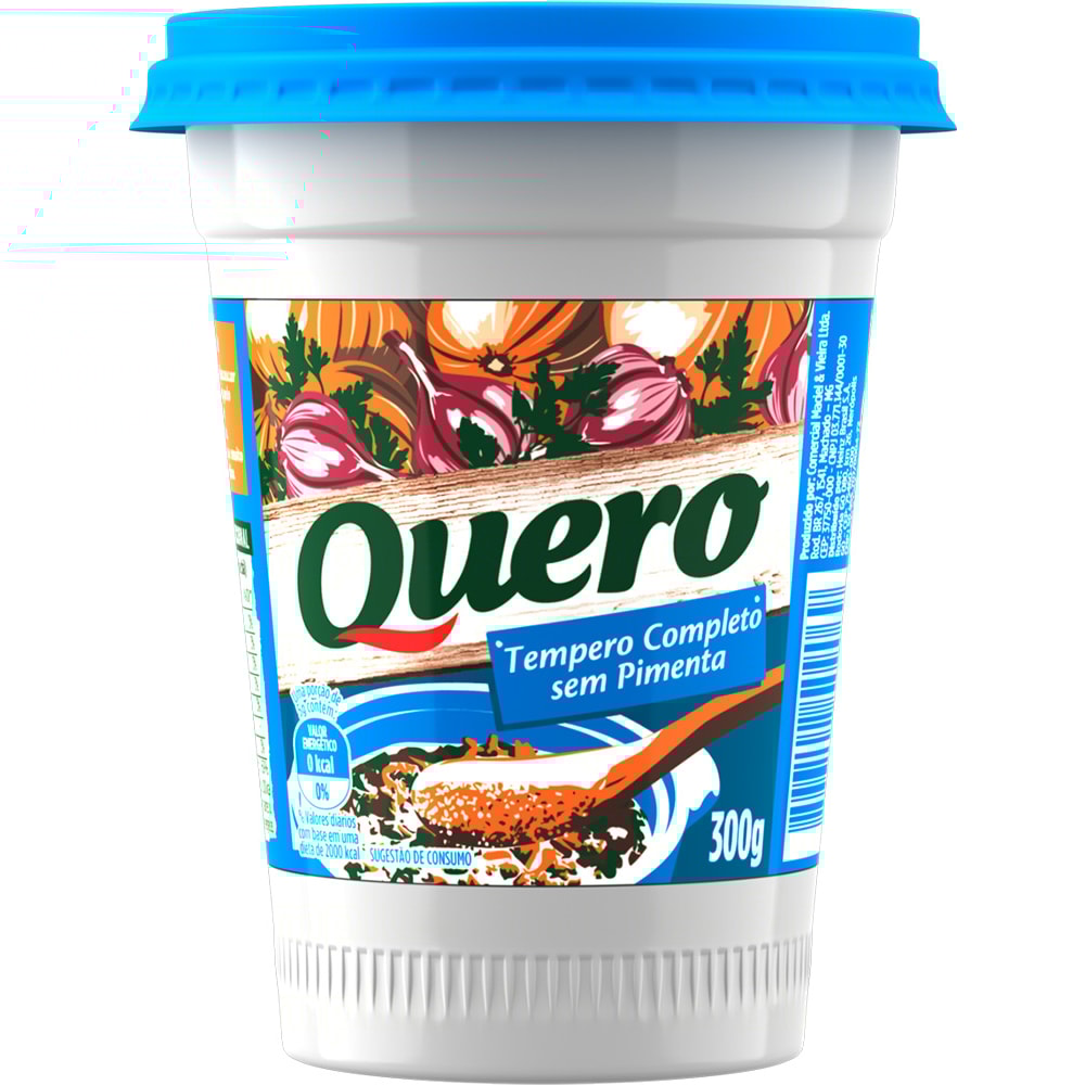 Tempero Completo Quero Sem Pimenta 300g - Destro