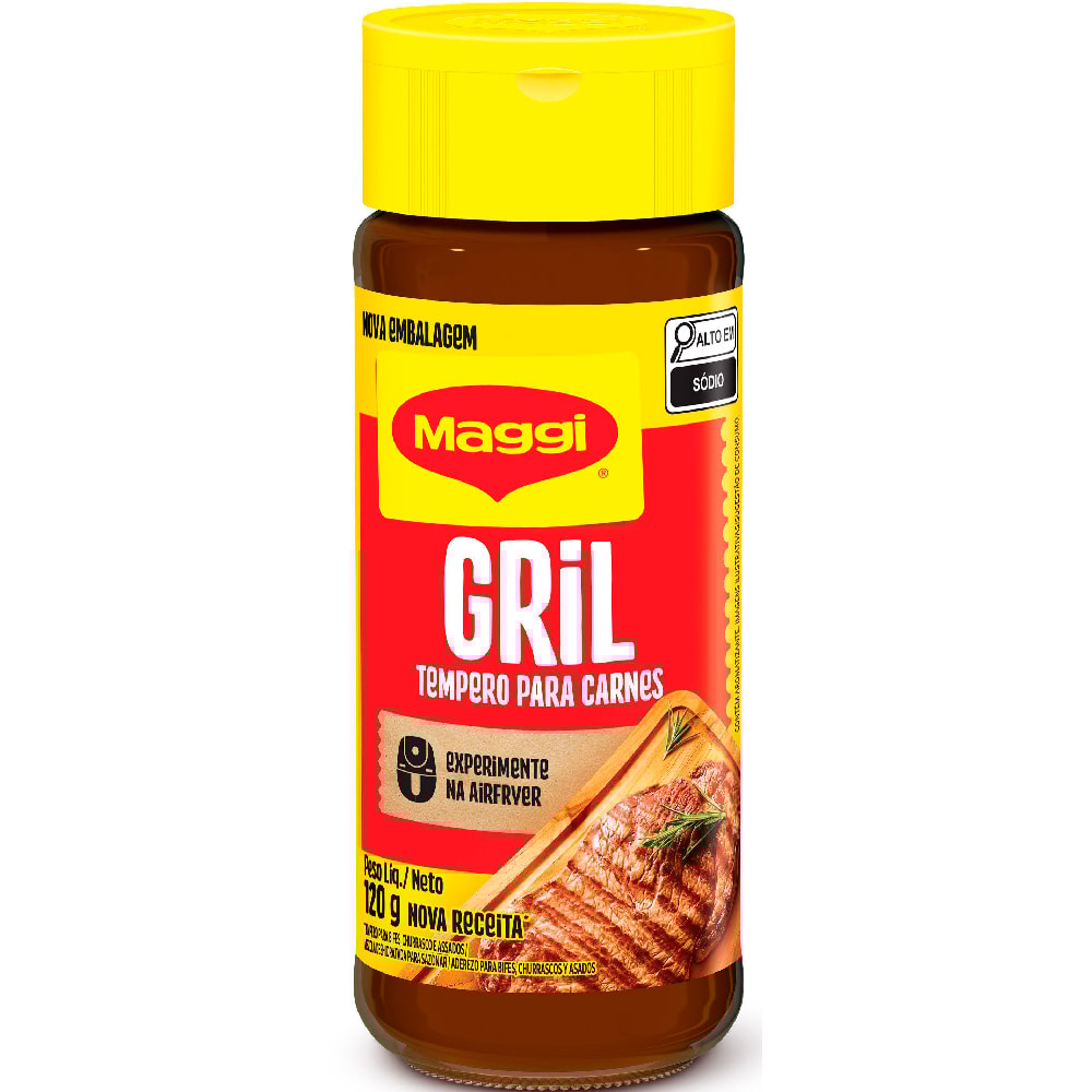 Tempero Maggi Carnes Grill 120g - Destro