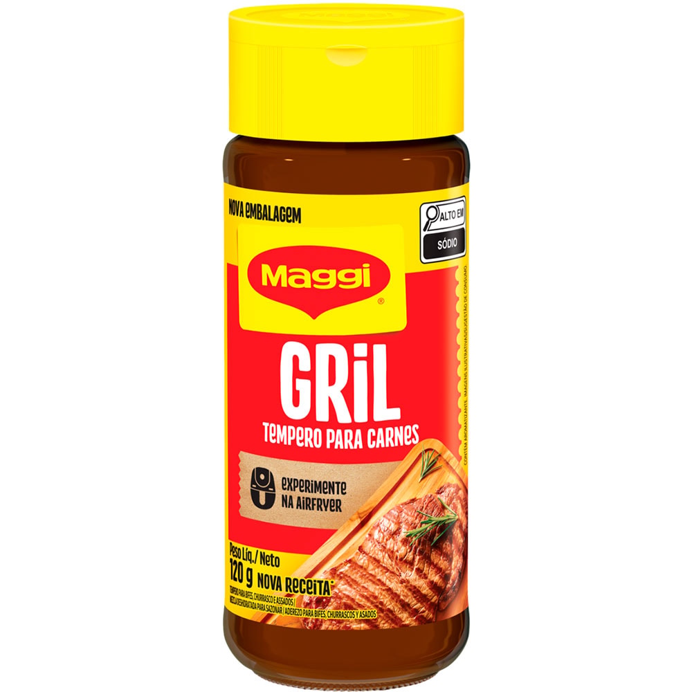 Tempero Maggi Grill Para Carnes 120g - Destro