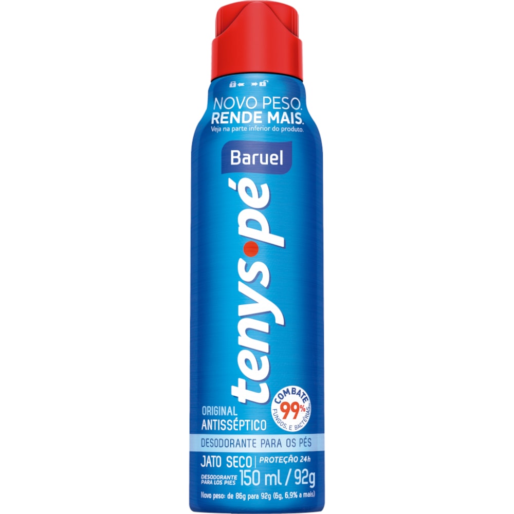 Tenys Pé Baruel Original Jato Seco Aerossol 86g - Destro