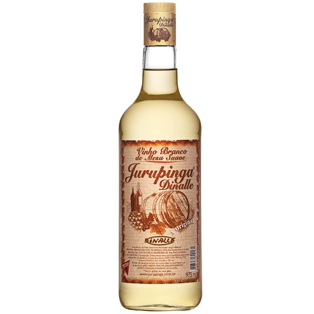 Vinho Jurupinga Branco Original Suave 975ml - Destro