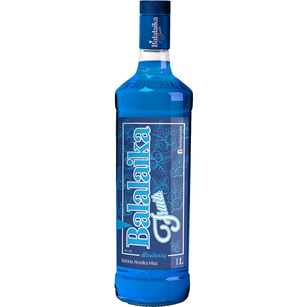 Vodka Balalaika Fruit Blueberry 1L - Destro