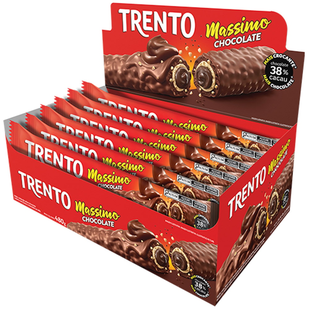 Wafer Trento Massimo Chocolate 25g - Destro
