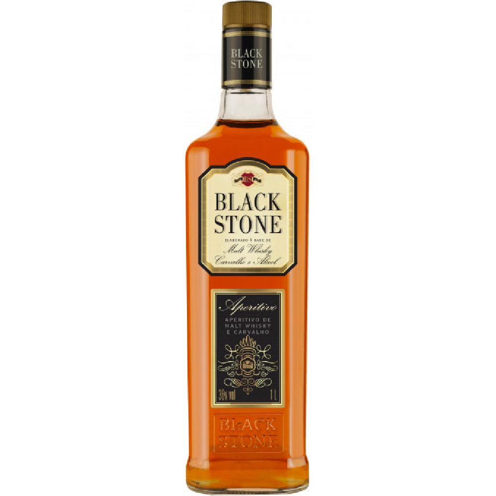 Whisky Black Stone 1L - Destro